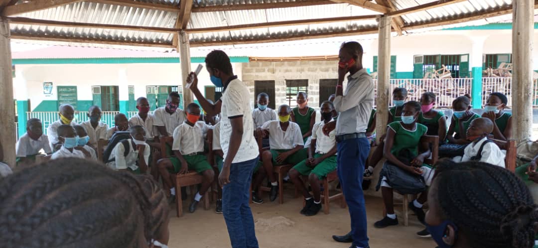 Orientation Of Peace Champions At St Stevens Tec Voc School - Fambul Tok