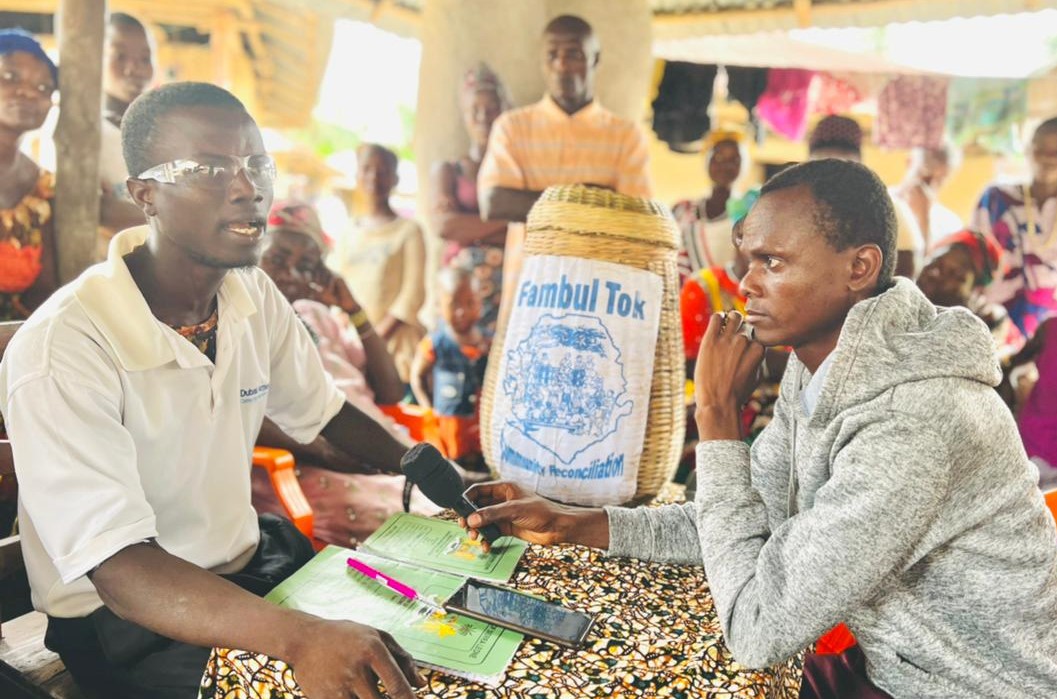 Residents mobilize resources to construct health post - Fambul Tok